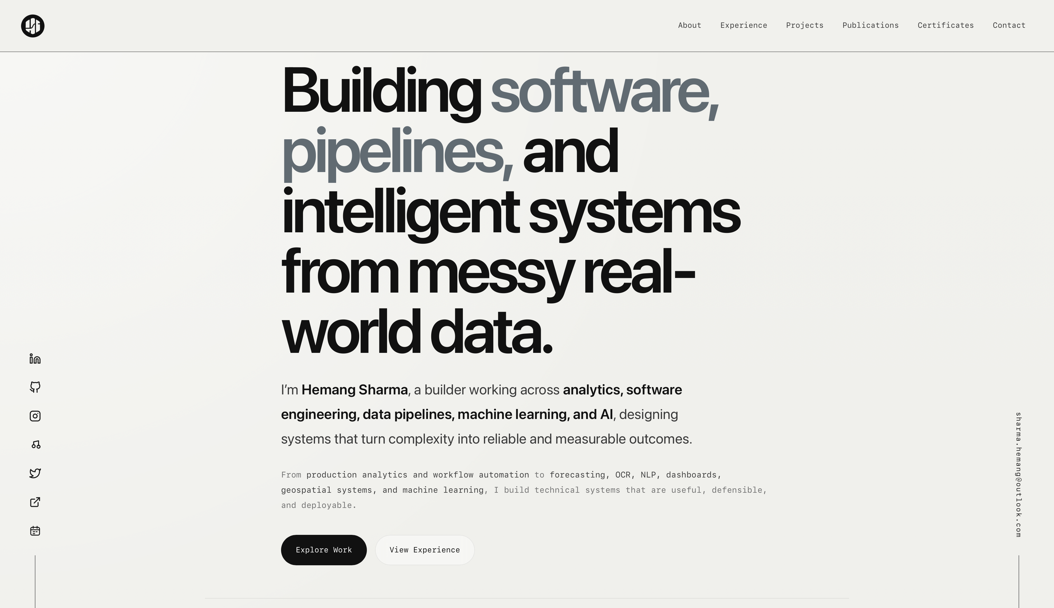 Data Scientist | Hemang Sharma